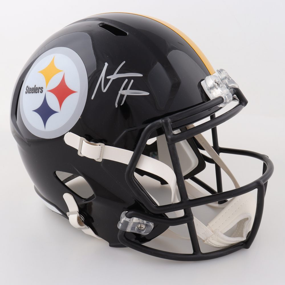 Najee Harris Signed Steelers Full-Size Speed Helmet (Fanatics ...