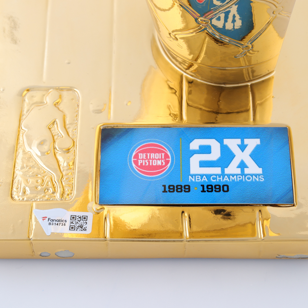 Dennis Rodman & Isiah Thomas Signed Pistons 1989 & 1990 2x NBA ...