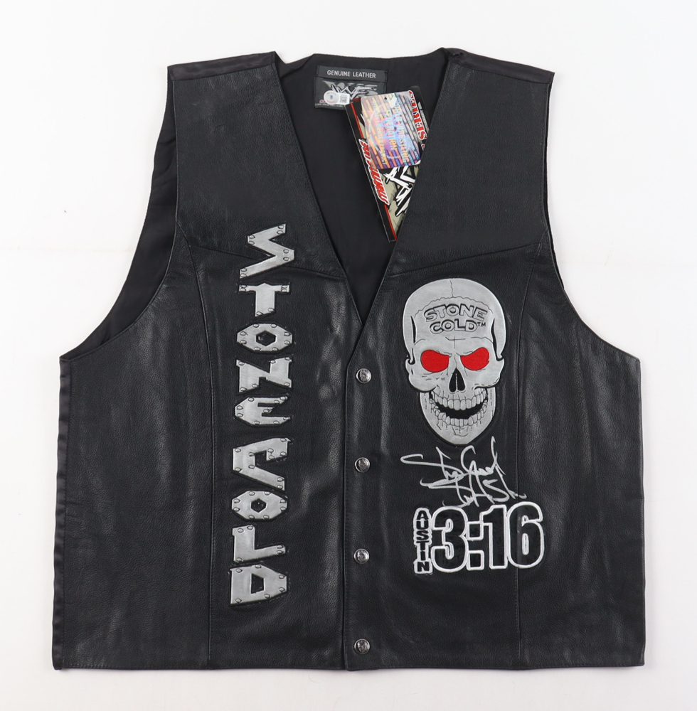 "Stone Cold" Steve Austin Signed WWF Vest (Beckett) | Pristine Auction