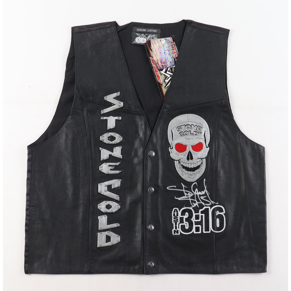 "Stone Cold" Steve Austin Signed WWF Vest (Beckett) | Pristine Auction