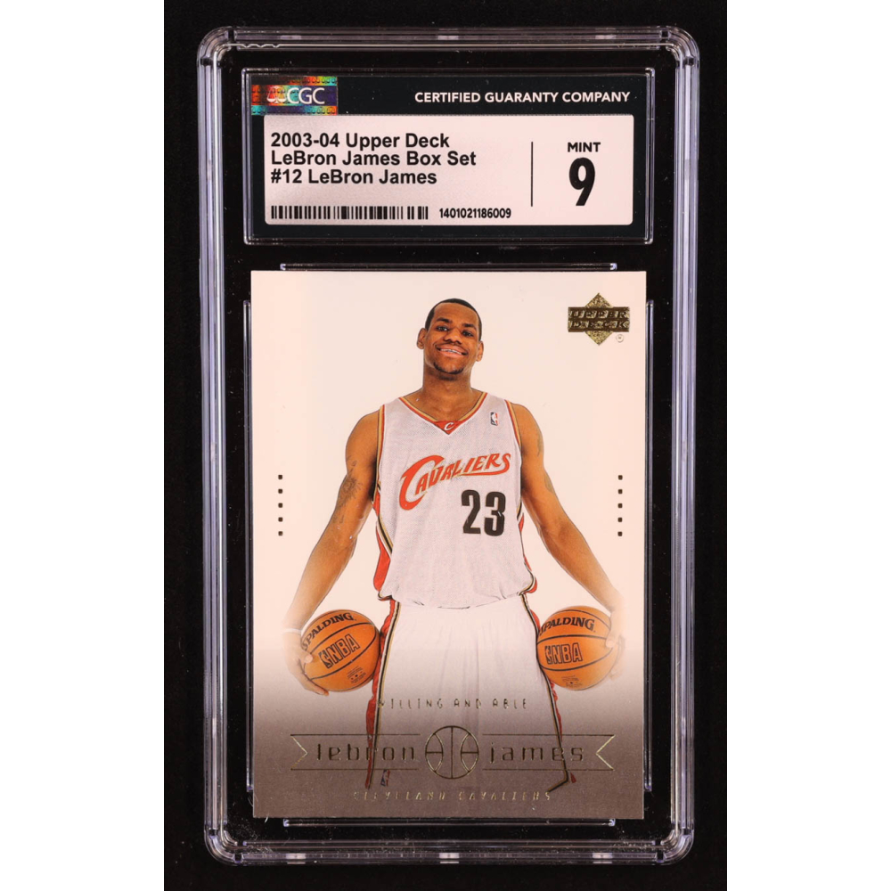 LeBron James 2003 Upper Deck LeBron James Box Set #12 Willing and Able ...