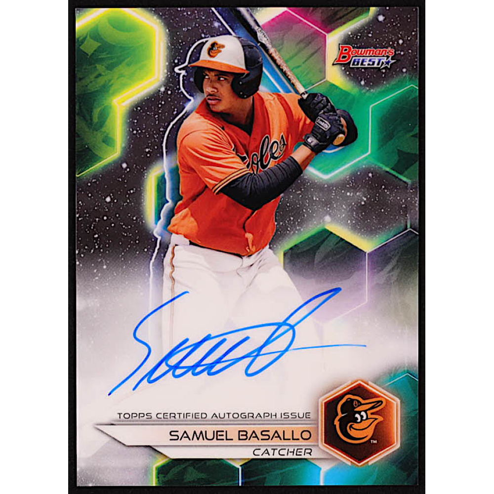 Samuel Basallo 2023 Bowman's Best Best of '23 Autographs #B23SB RC ...