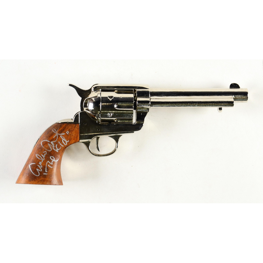 Emilio Estevez Signed "Young Guns" Denix Replica Colt 45 Revolver Prop ...