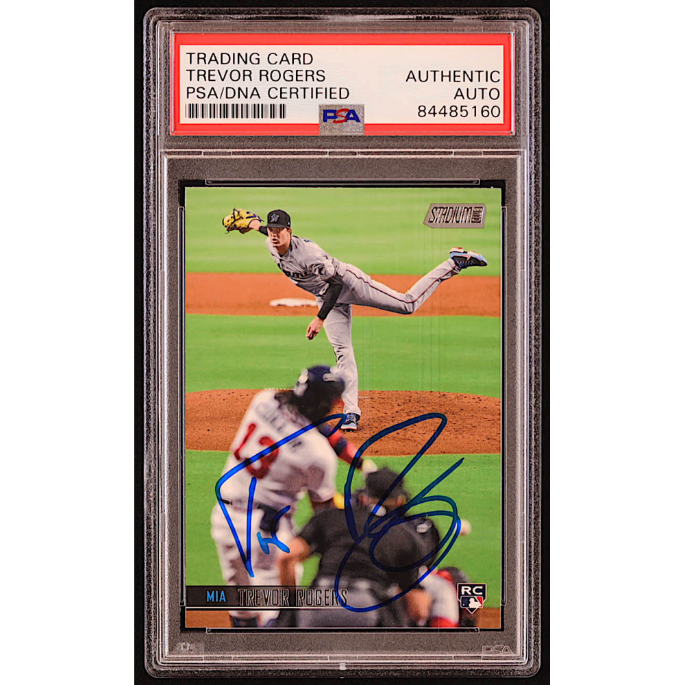 Trevor Rogers Signed 2021 Stadium Club #26 RC (PSA) | Pristine Auction