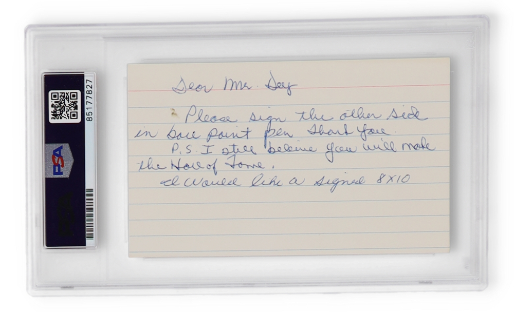 Leon Day Signed Cut (PSA) | Pristine Auction