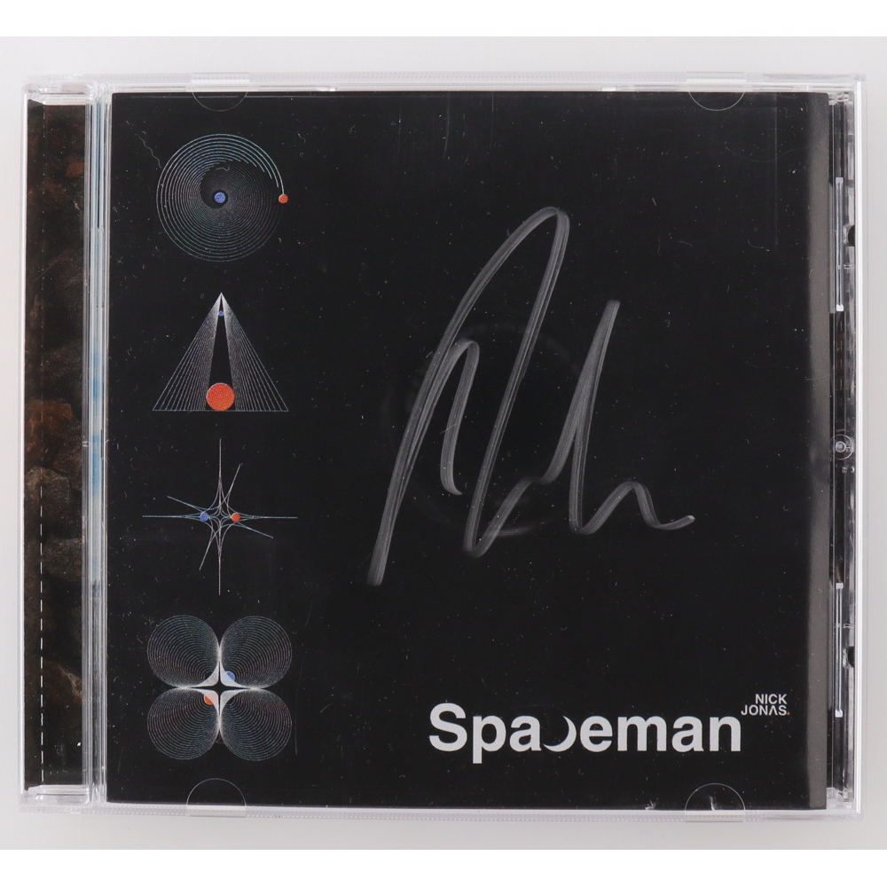 Nick Jonas Signed "Spaceman" CD Album Cover (Beckett) | Pristine Auction