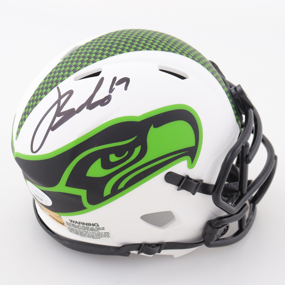 Jake Bobo Signed Seahawks Lunar Eclipse Alternate Speed Mini Helmet ...