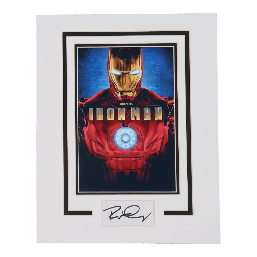 Robert Downey Jr. Signed 11x14 "Ironman" Custom Matted Cut Display ...