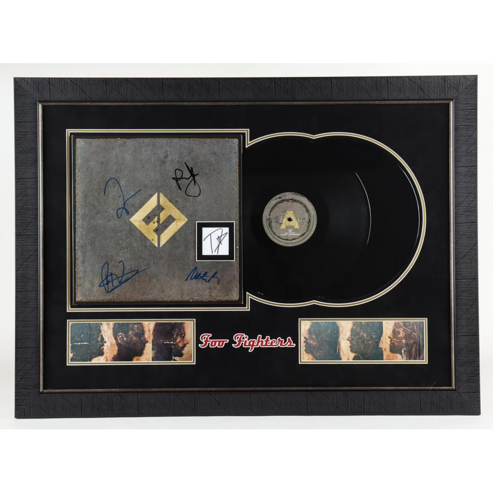 Foo Fighters Custom Framed Record Display Band-Signed by (5) with Dave ...