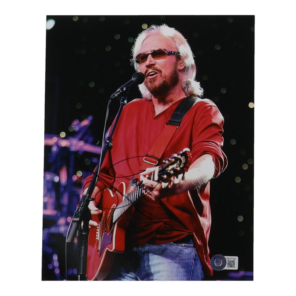 Barry Gibb Signed The Bee Gees 8x10 Photo (Beckett) | Pristine Auction