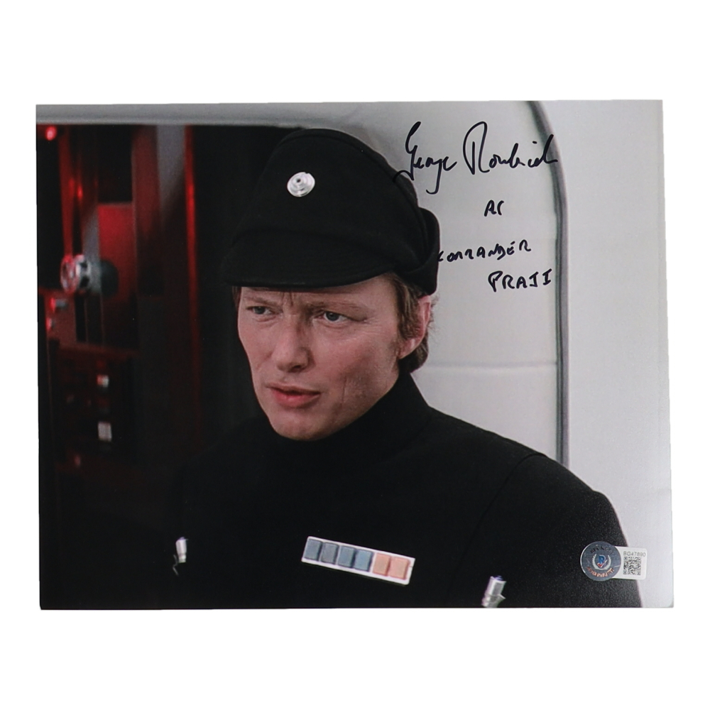 George Roubicek Signed "Star Wars" 8x10 Photo Inscribed "as Commander ...