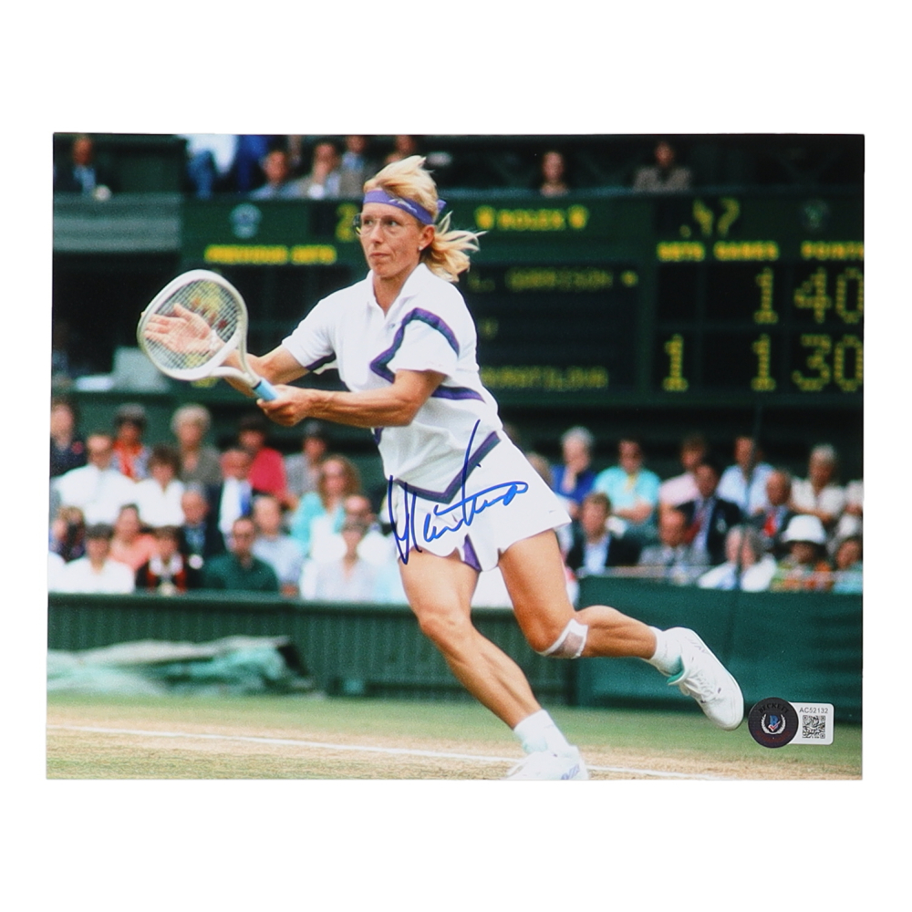 Martina Navratilova Signed 8x10 Photo (Beckett) | Pristine Auction