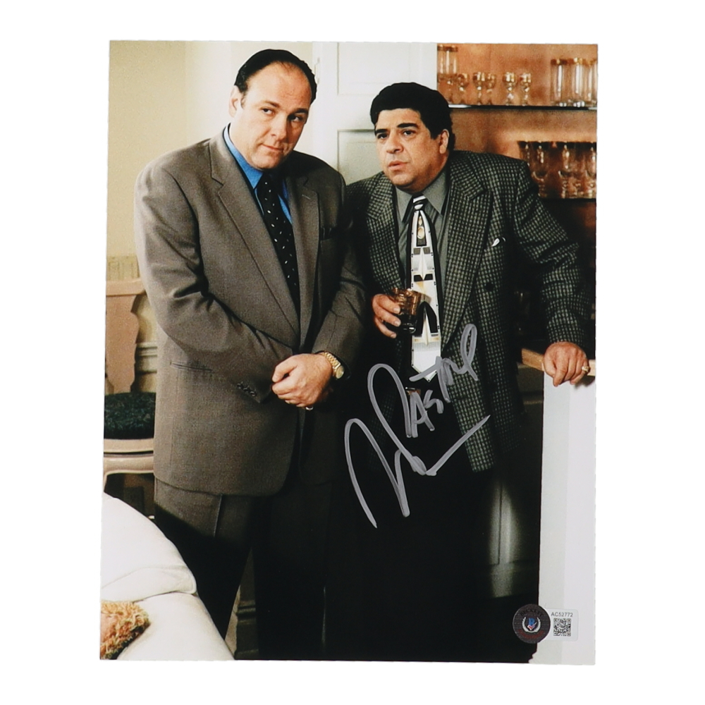 Vincent Pastore Signed "The Sopranos" 8x10 Photo (Beckett) | Pristine ...