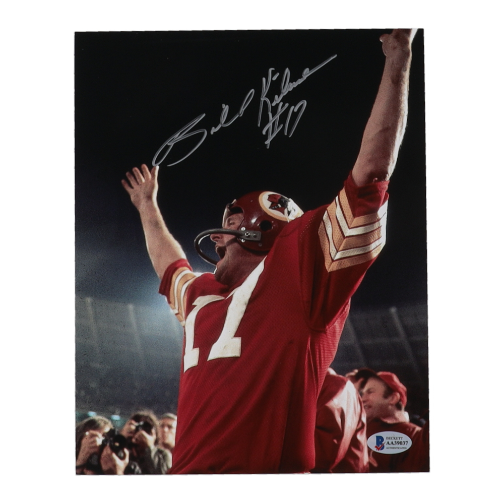 Billy Kilmer Signed Redskins 8x10 Photo (Beckett) | Pristine Auction