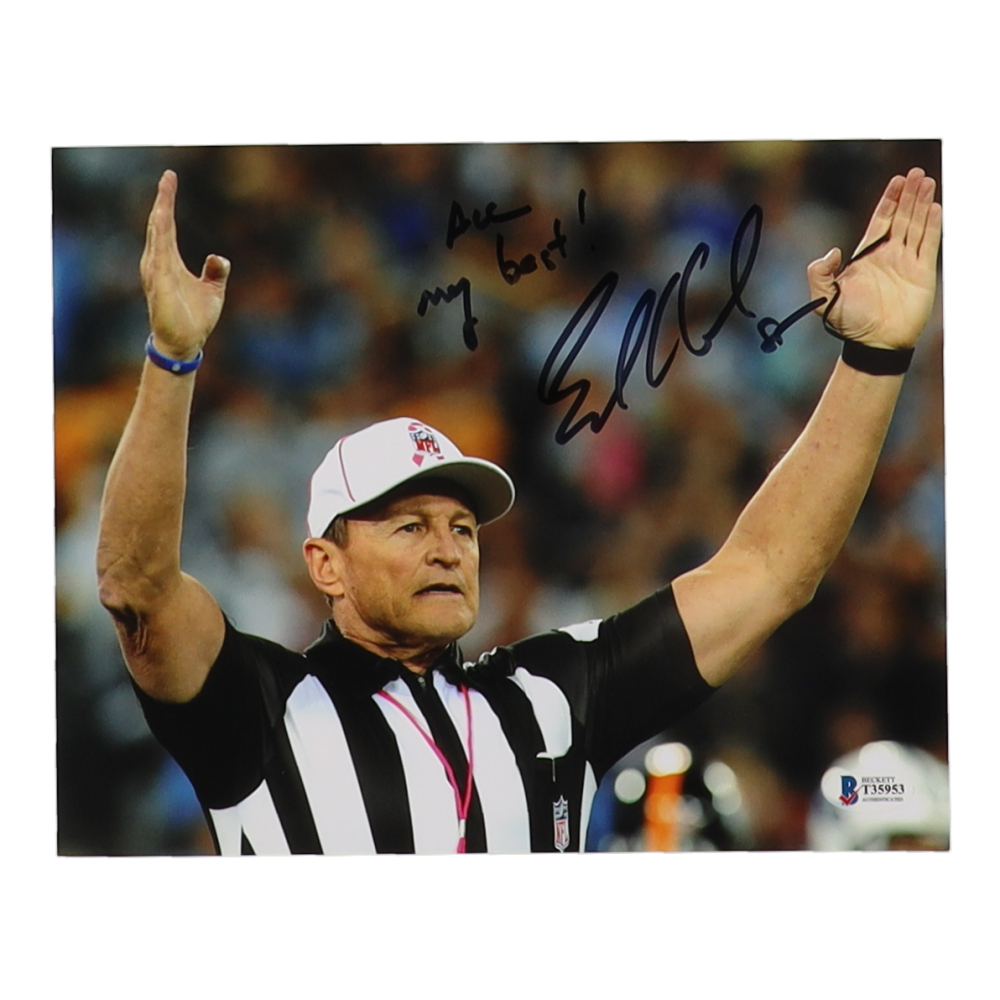 Ed Hochuli Signed NFL 8x10 Photo (Beckett) | Pristine Auction