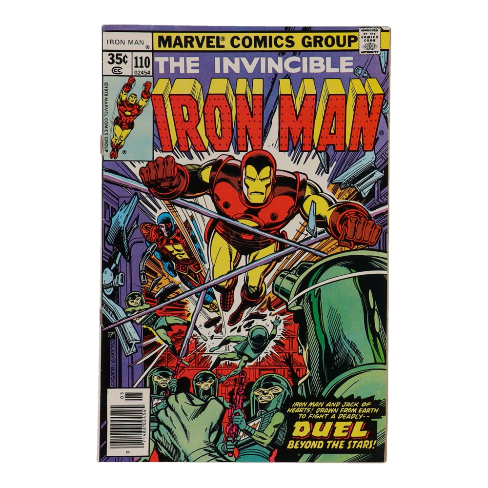 1978 "Iron Man" Issue #110 Marvel Comic Book | Pristine Auction