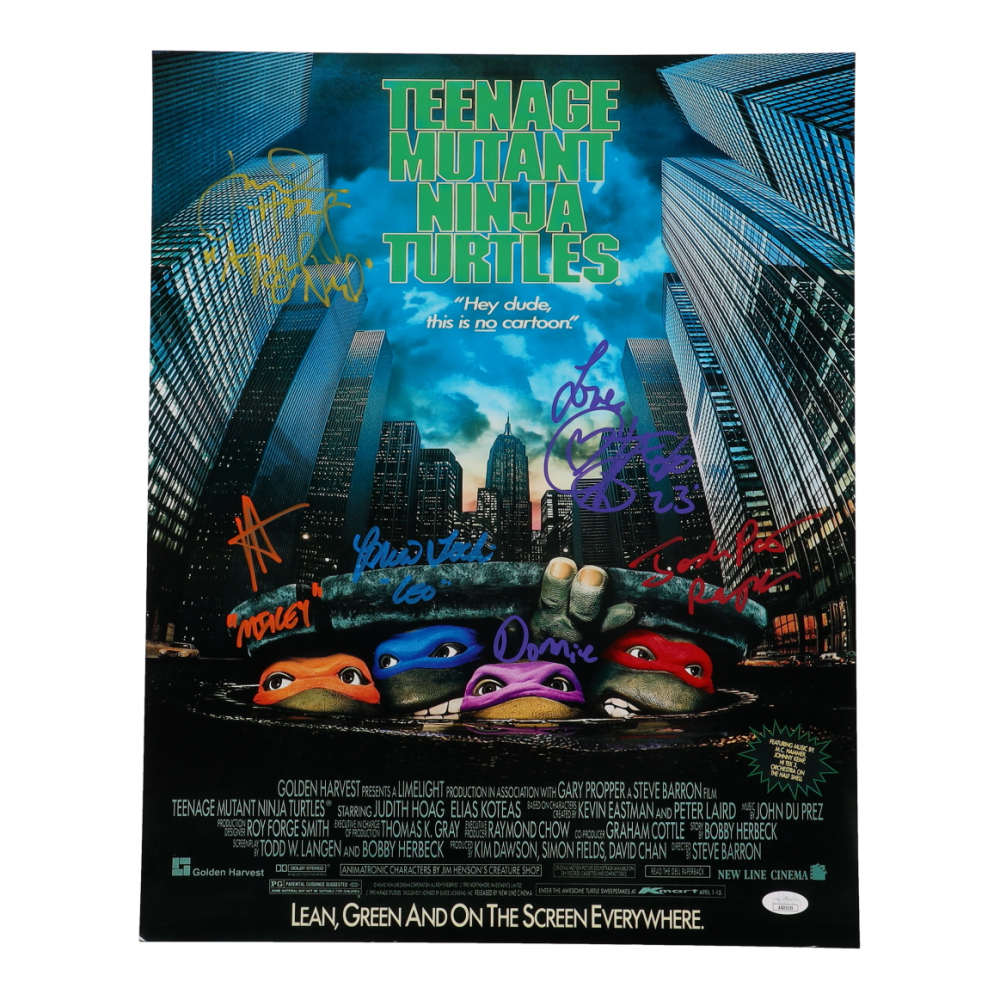 Corey Feldman, Robbie Rist, Brian Tochi, John Pais & Judith Hoag Signed ...