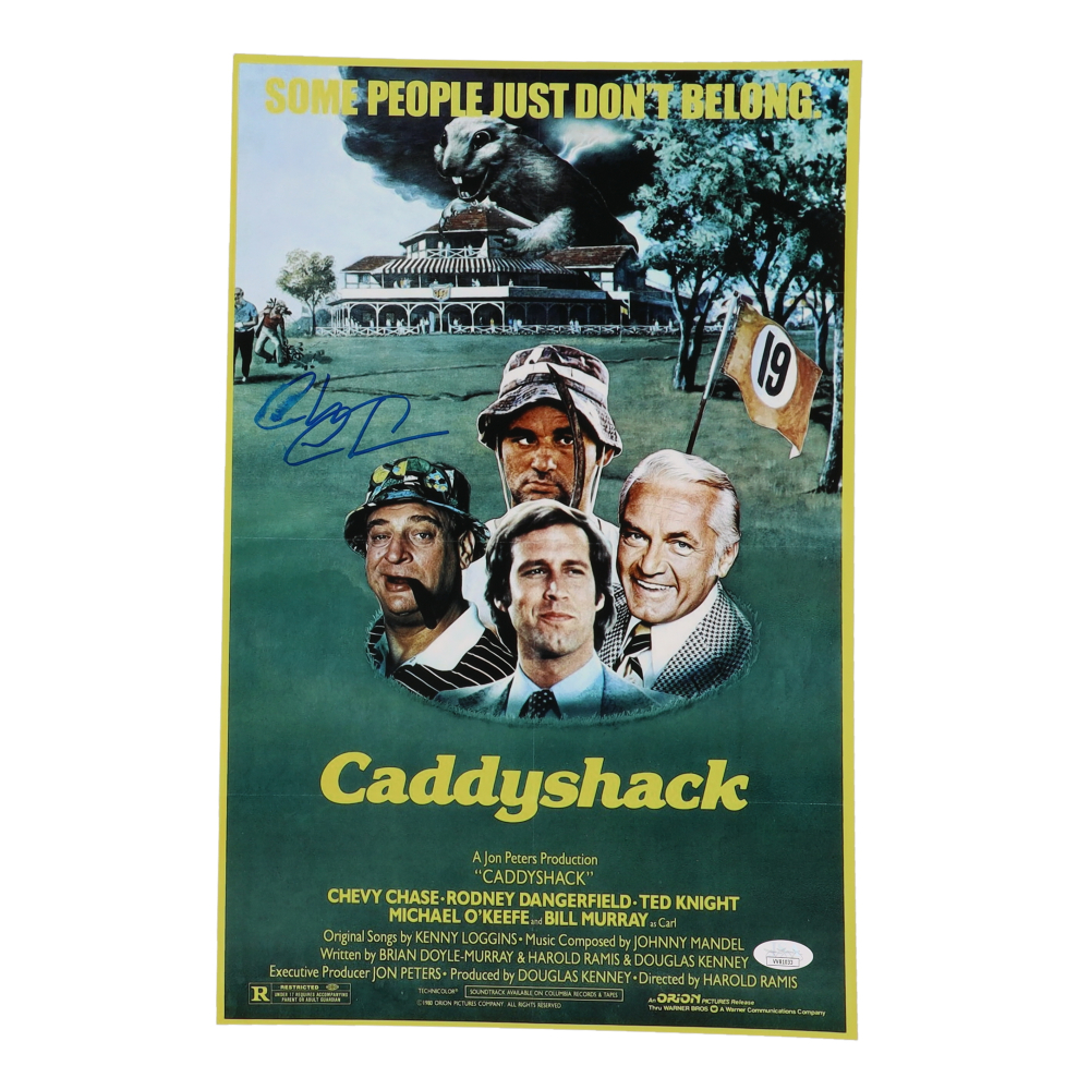 Chevy Chase Signed "Caddyshack" 11x17 Movie Poster (JSA) | Pristine Auction