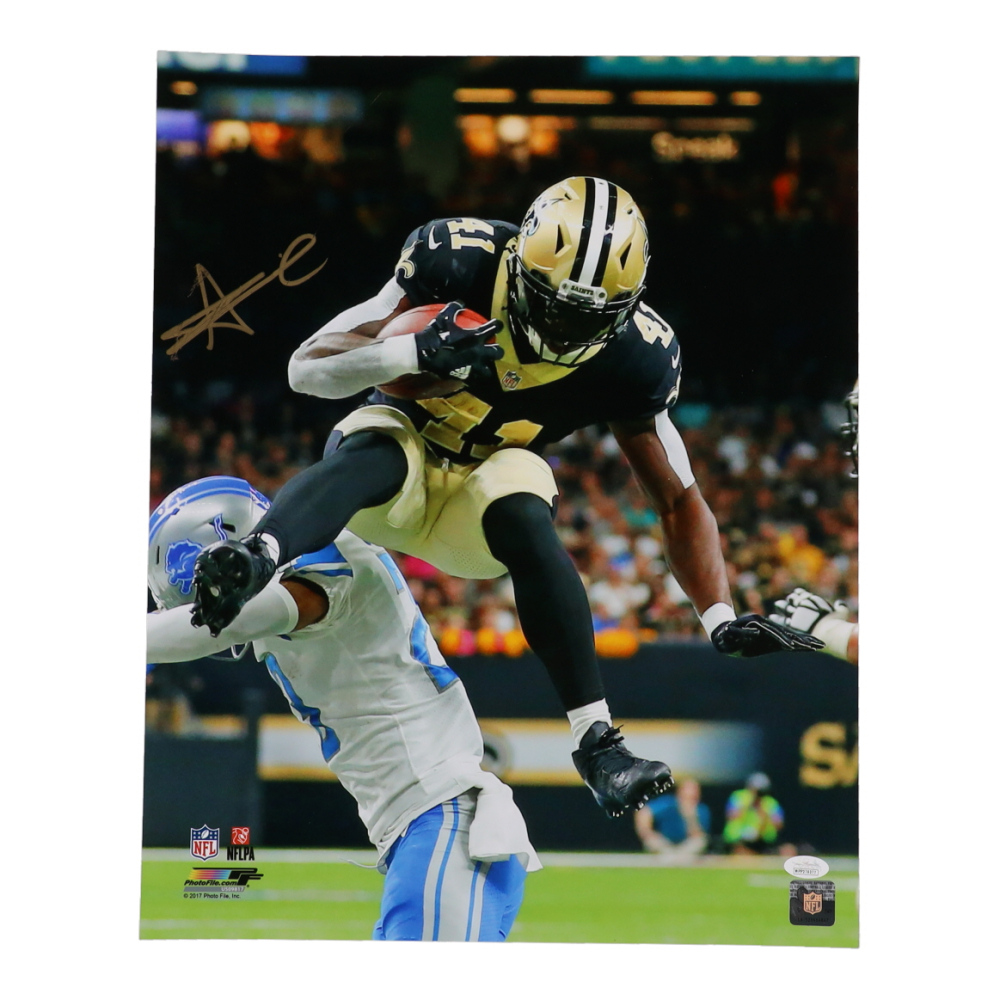 Alvin Kamara Signed Saints 16x20 Photo (JSA) | Pristine Auction