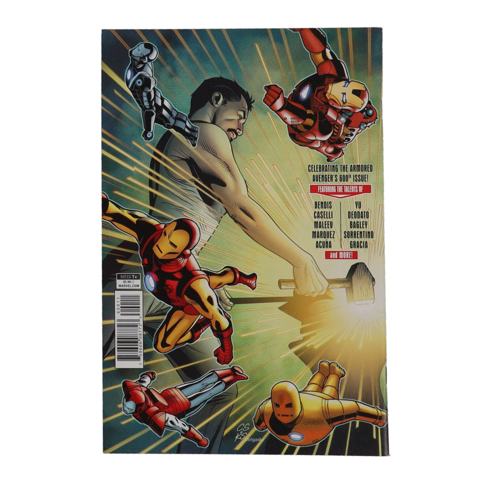 2018 "Invincible Iron Man" Issue #600 Marvel Comic Book | Pristine Auction