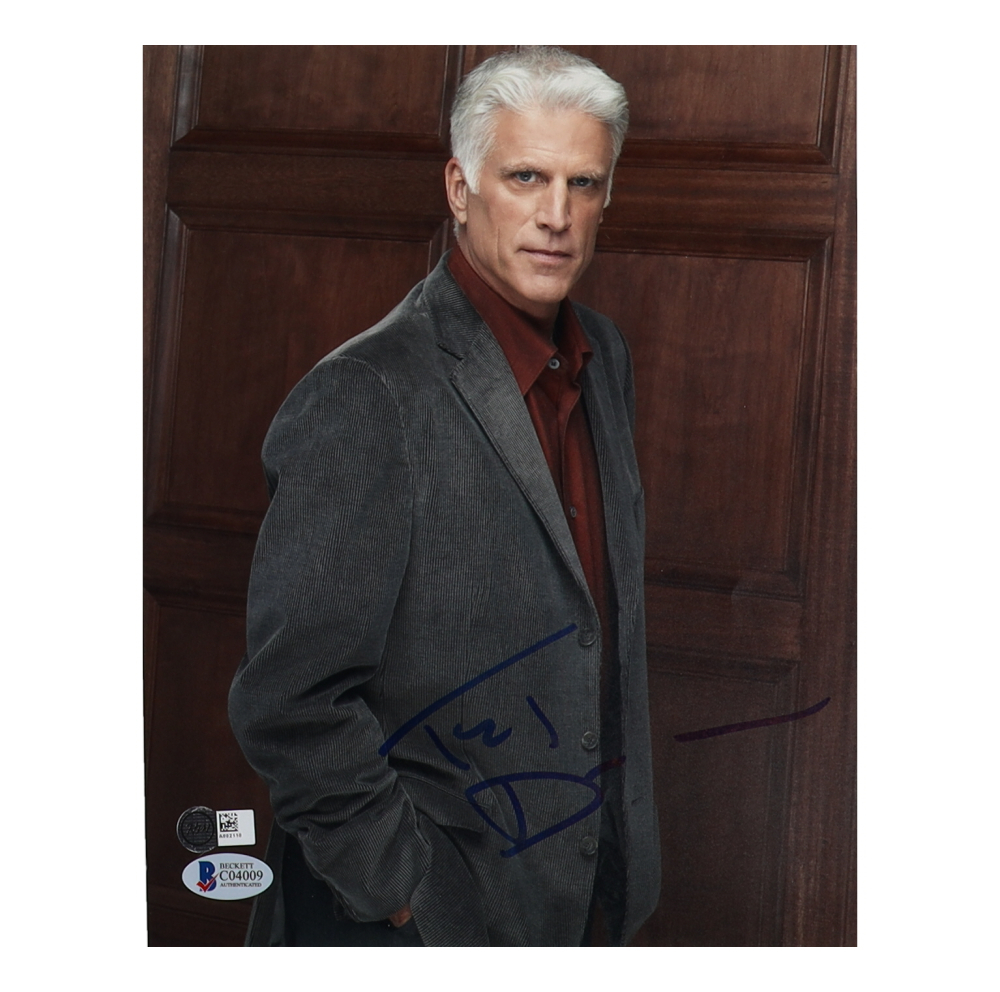 Ted Danson Signed "CSI: Crime Scene Investigation" 8x10 Photo (Beckett ...