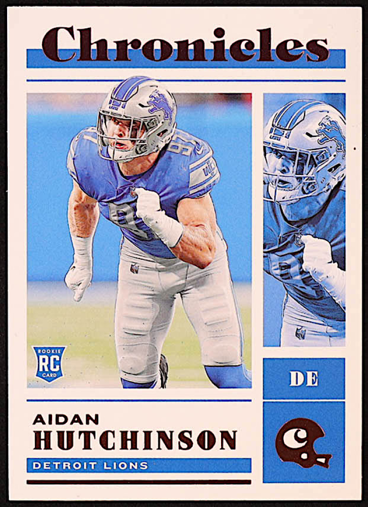 Aidan Hutchinson 2022 Panini Chronicles Pink #47 RC | Pristine Auction