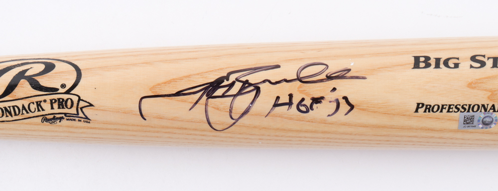 Jeff Bagwell Signed Rawlings Adirondack Pro Big Stick Baseball Bat ...