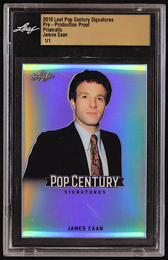 James Caan 2018 Leaf Pop Century Signatures Prismatic Pre-Production ...