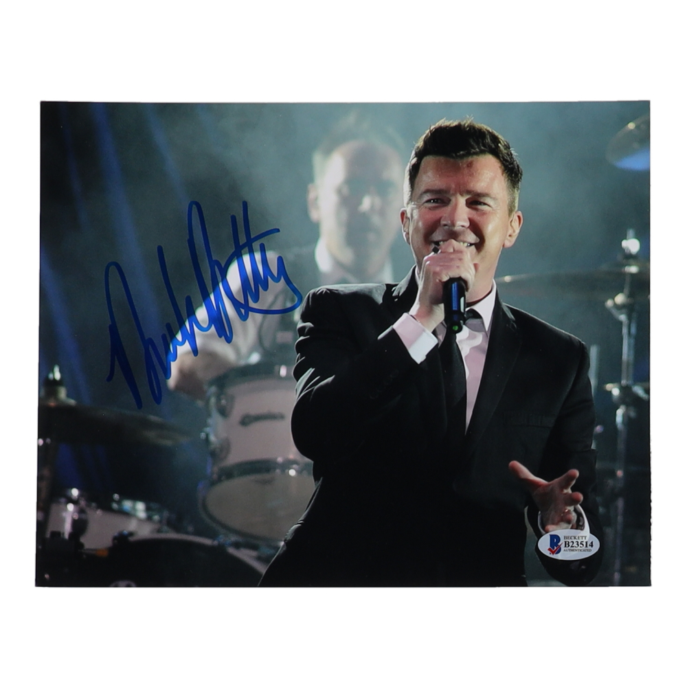 Rick Astley Signed 8x10 Photo (Beckett) | Pristine Auction