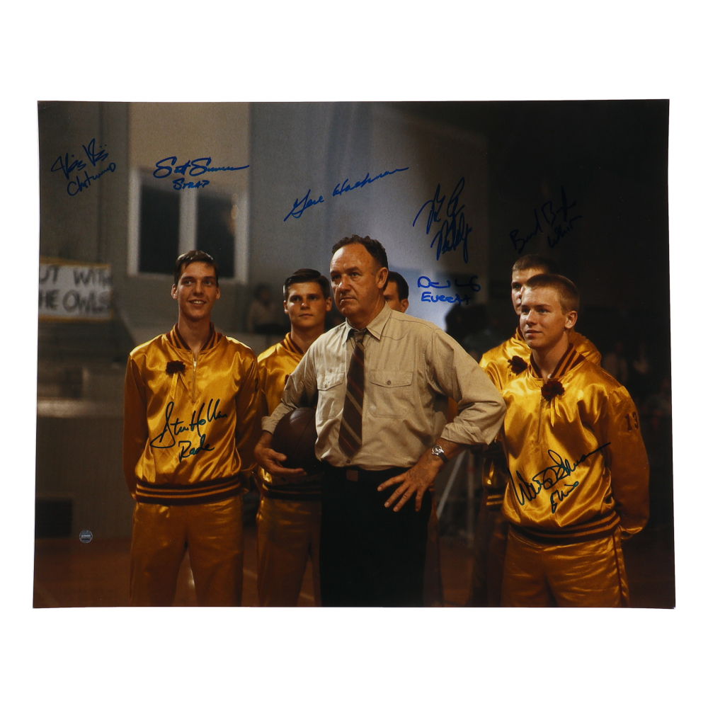 "Hoosiers" 16x20 Photo Cast-Signed by (8) with Gene Hackman, Scott ...