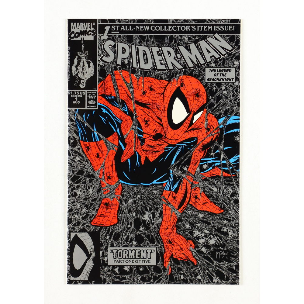 1990 "Spider-Man: Torment" Issue #1 Silver Variant Marvel Comic Book ...