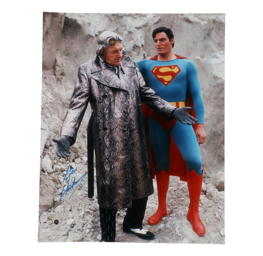 Gene Hackman Signed "Superman" 16x20 Photo (Steiner) | Pristine Auction