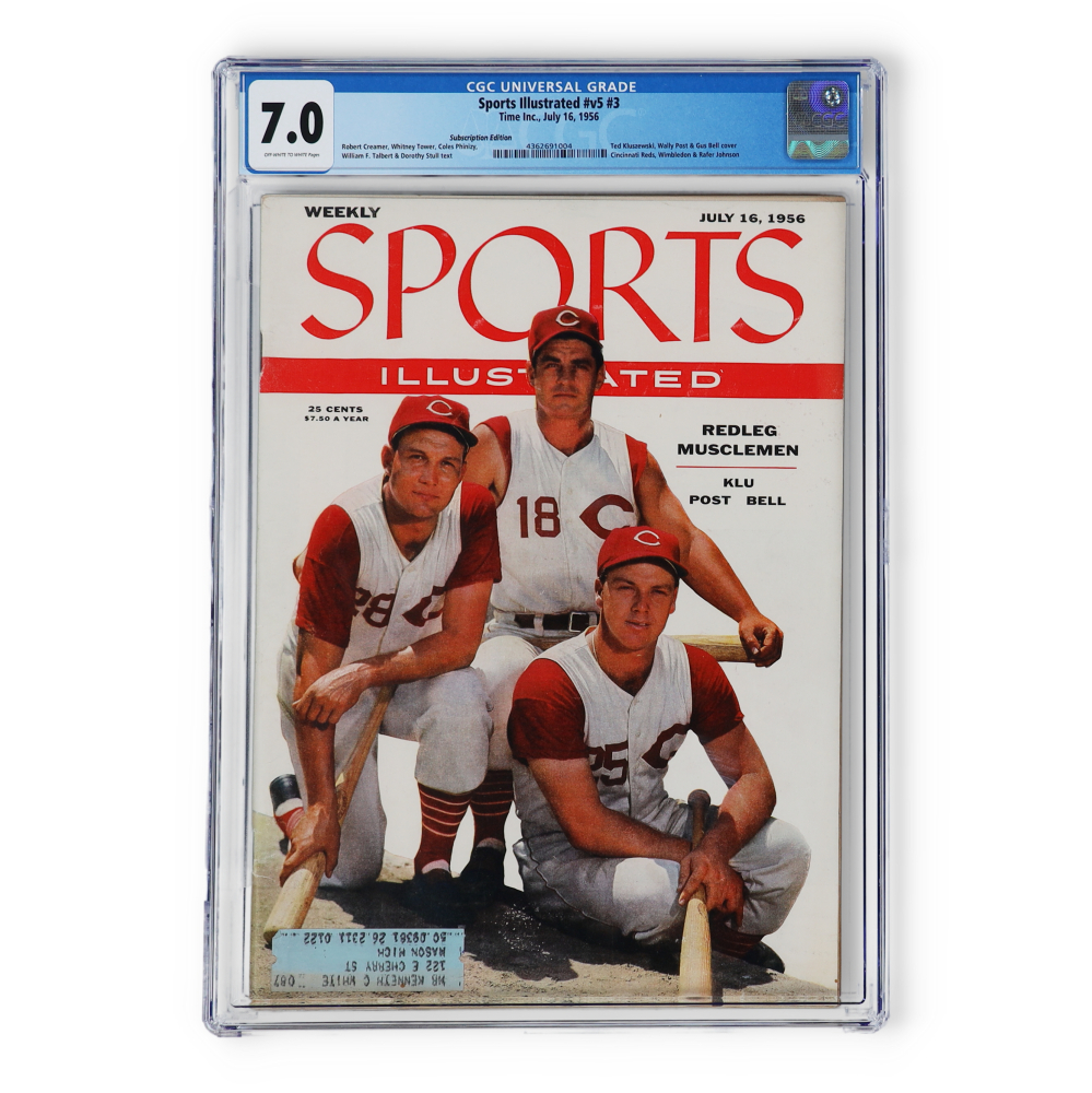 July 16, 1956 Sports Illustrated Magazine (CGC 7) | Pristine Auction