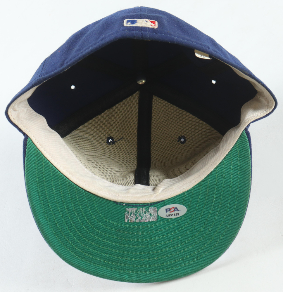 Johnny Podres Signed Vintage Dodgers Logo Fitted Hat Inscribed "1955 W ...