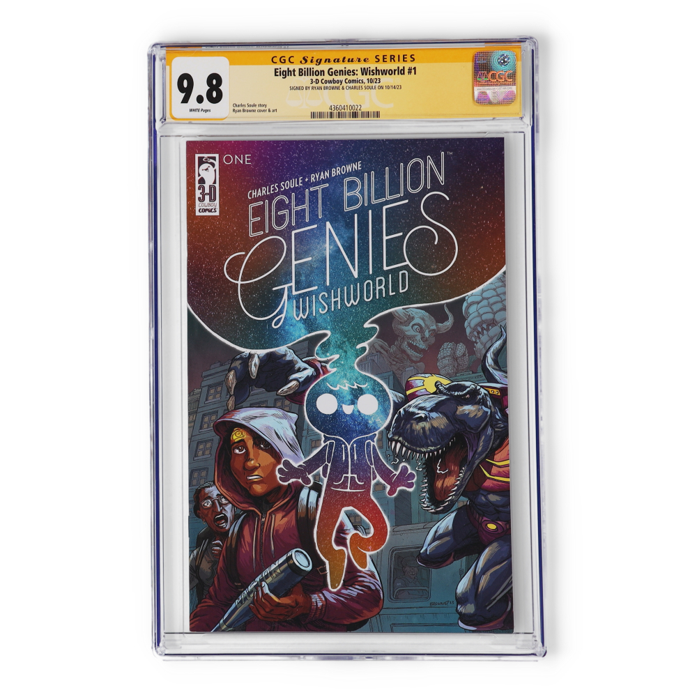 Ryan Browne & Charles Soule Signed 2022 "Eight Billion Genies ...