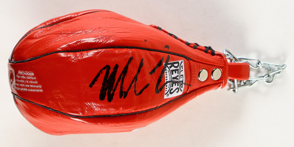 Mike Tyson Signed Cleto Reyes Boxing Professional Speed Bag with Punch ...