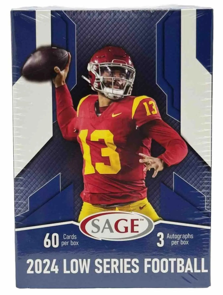 2024 Sage Football Low Series Football Blaster Box with (5) Packs ...