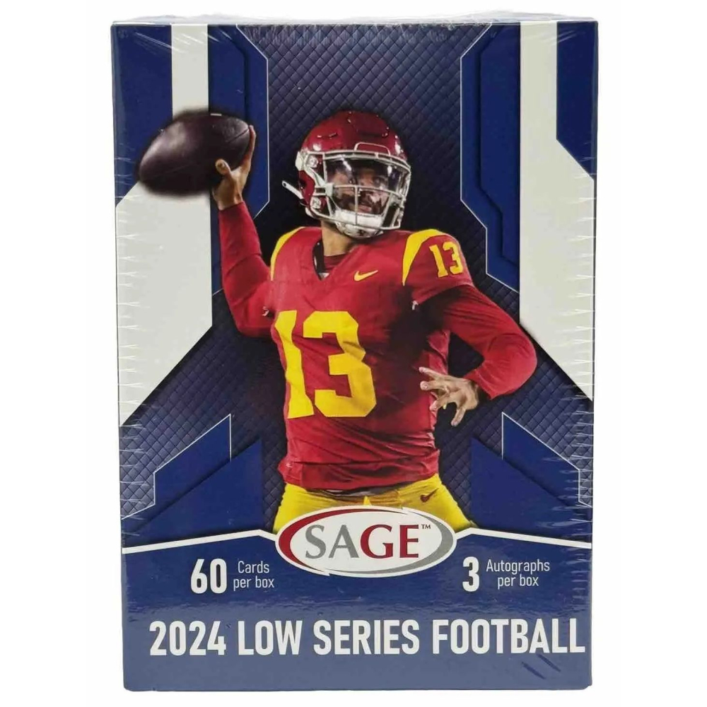 2024 Sage Football Low Series Football Blaster Box with (5) Packs ...