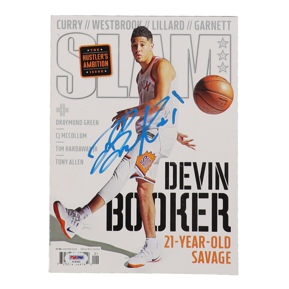 Devin Booker Signed 2018 "Slam" Magazine (PSA) | Pristine Auction