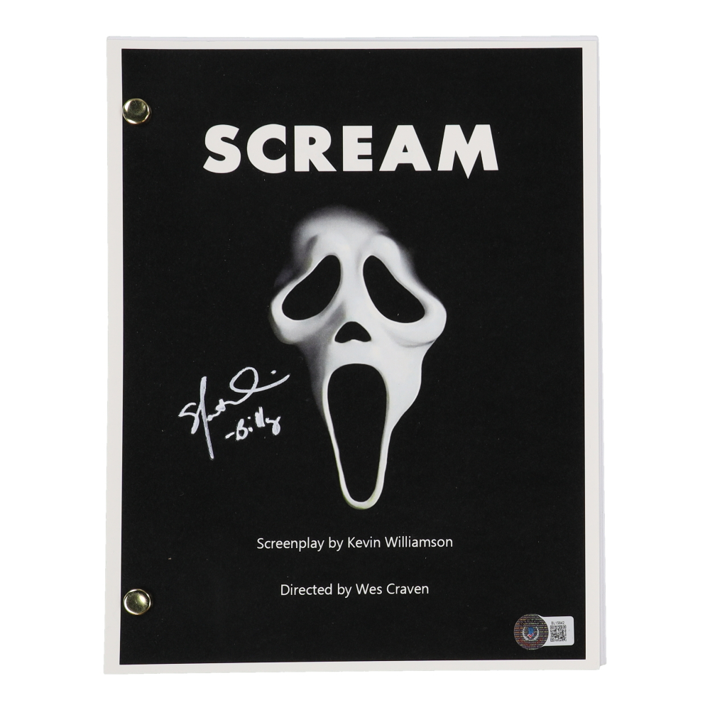 Skeet Ulrich Signed "Scream" Movie Script Inscribed "Billy" (Beckett ...