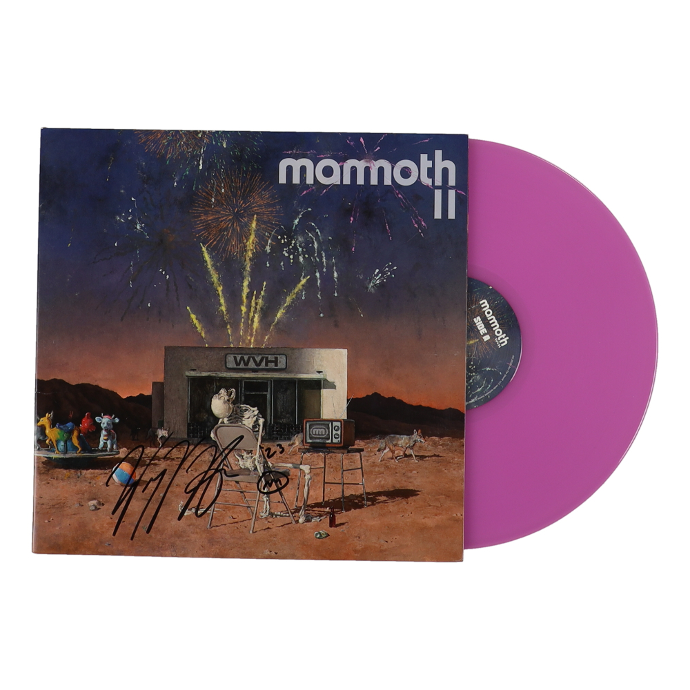 Wolfgang Van Halen Signed "Mammoth II" Vinyl Record Album Cover (JSA ...