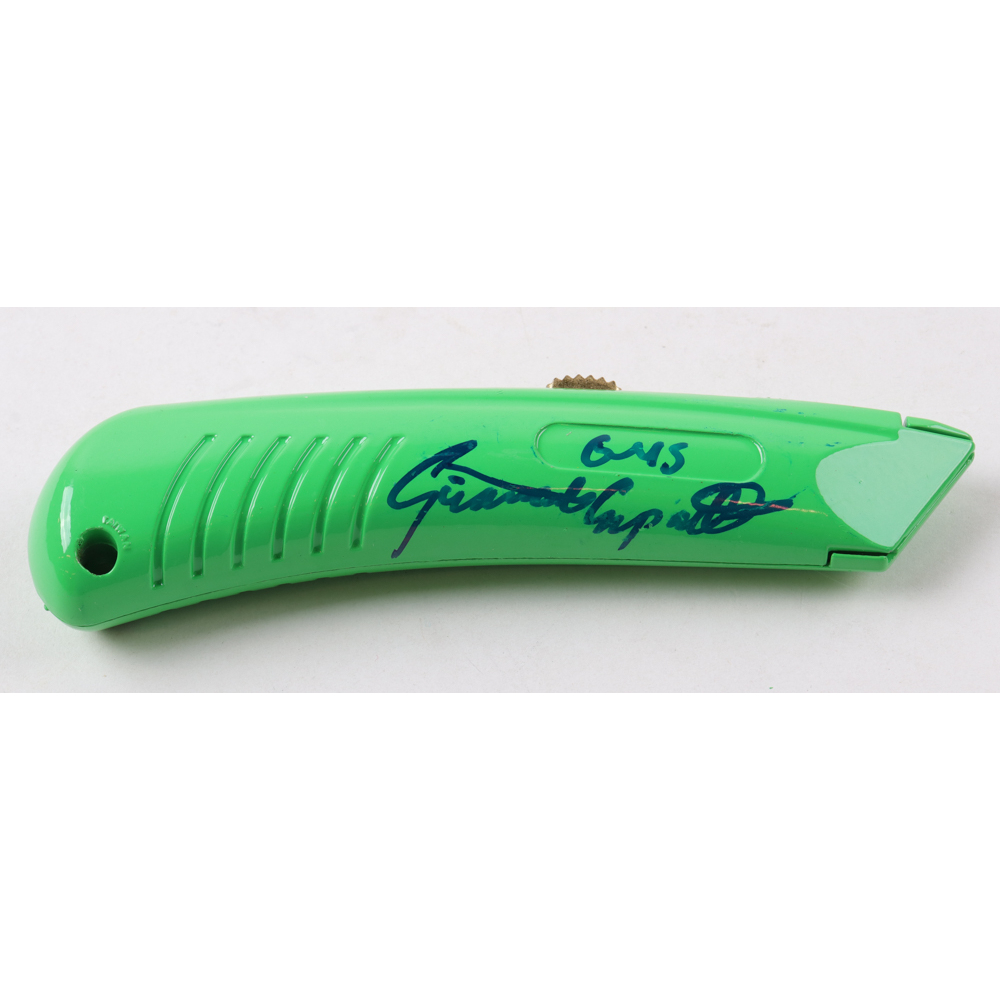 Giancarlo Esposito Signed "Breaking Bad" Box Cutter Inscribed "Gus ...