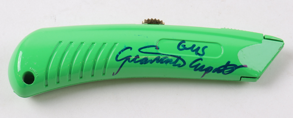 Giancarlo Esposito Signed "Breaking Bad" Box Cutter Inscribed "Gus ...