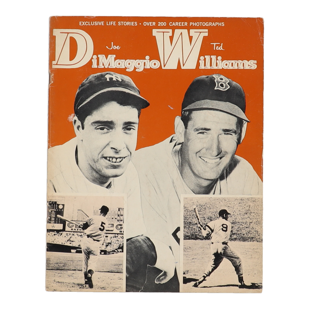 Ted Williams & Joe DiMaggio 1964 ""DiMaggio & Williams" Program ...
