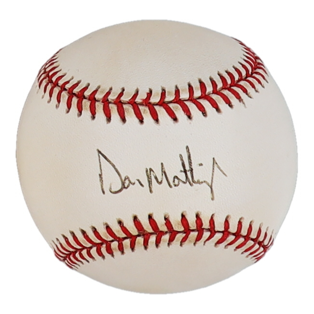 Don Mattingly Signed OAL Baseball (Beckett) | Pristine Auction