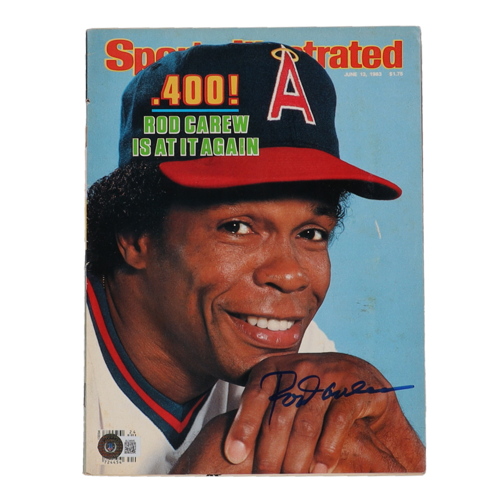 Rod Carew Signed 1983 Sports Illustrated Magazine (Beckett) | Pristine Auction