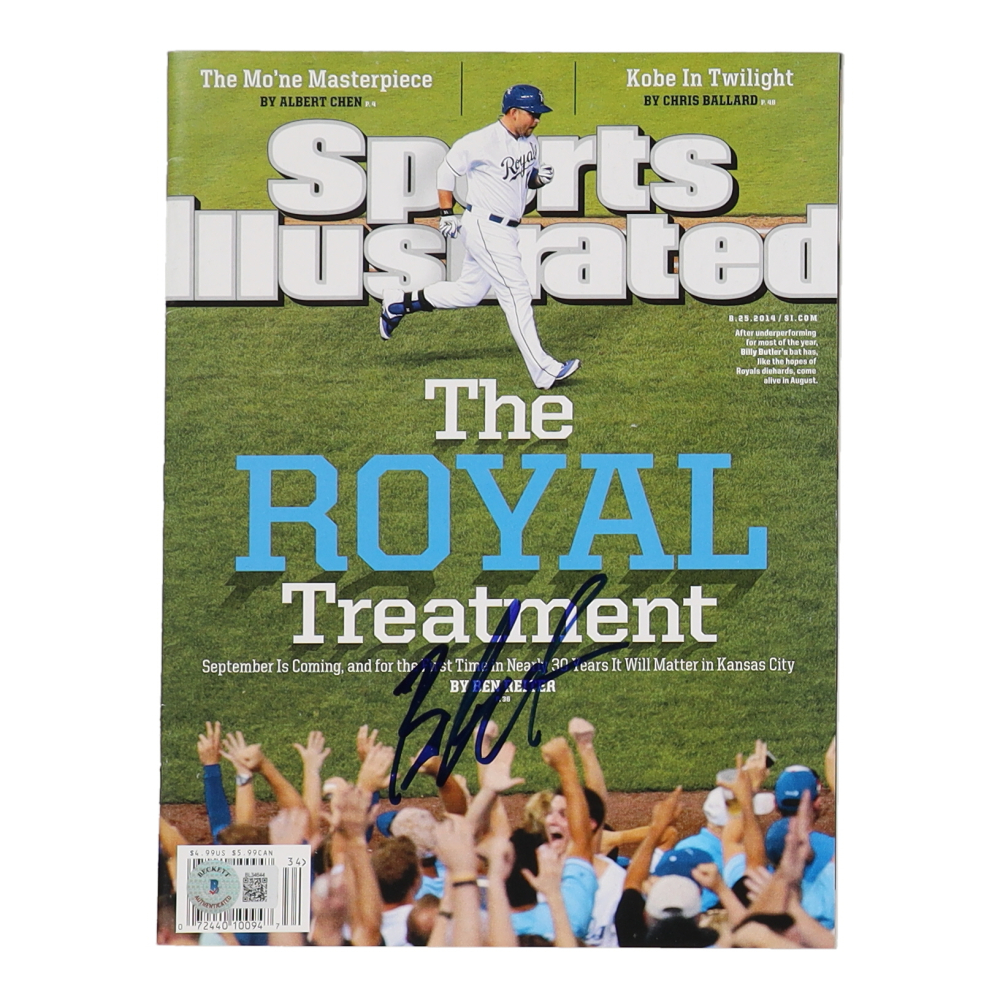 Billy Butler Signed 2014 Sports Illustrated Magazine (Beckett ...