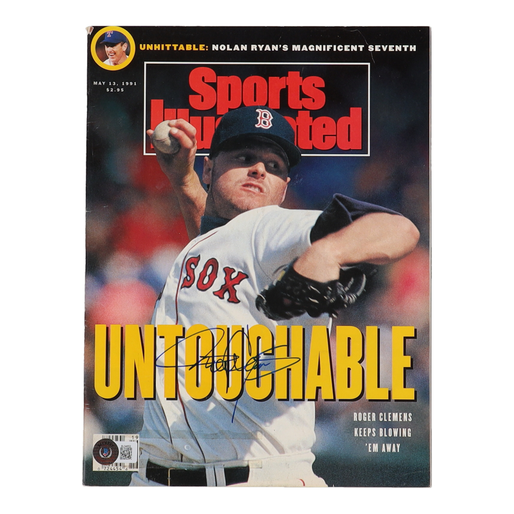 Roger Clemens Signed 1991 Sports Illustrated Magazine (Beckett) | Pristine Auction