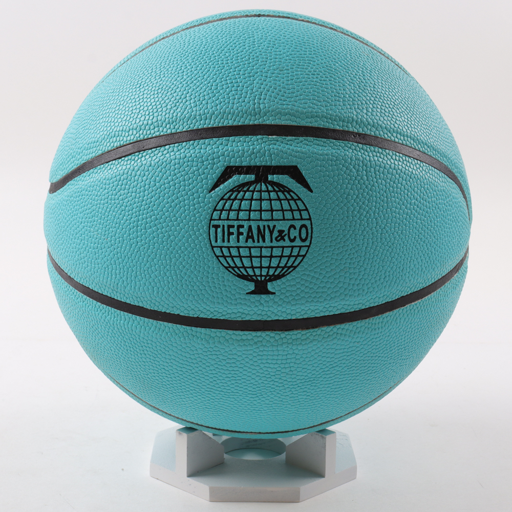 Magic Johnson & Jerry West Signed Tiffany & Co. x Spalding Basketball ...