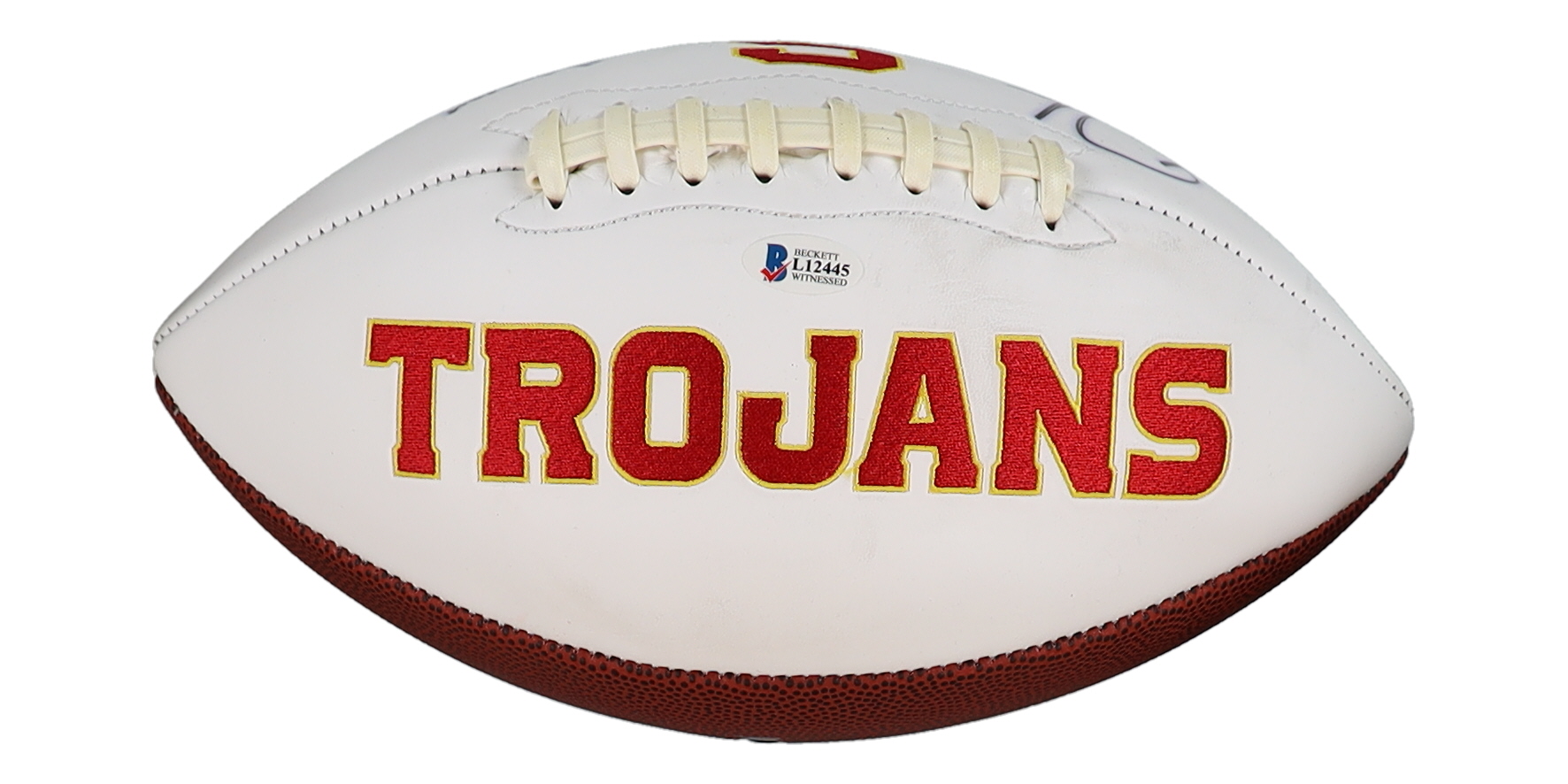 Carson Palmer Signed USC Trojans Logo Football Inscribed "Heisman 02 ...